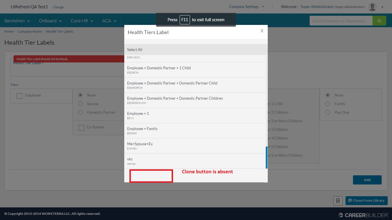 Nf 1556 Nf Health Tier Labels Clone Button Is Not Present On Clone From Library